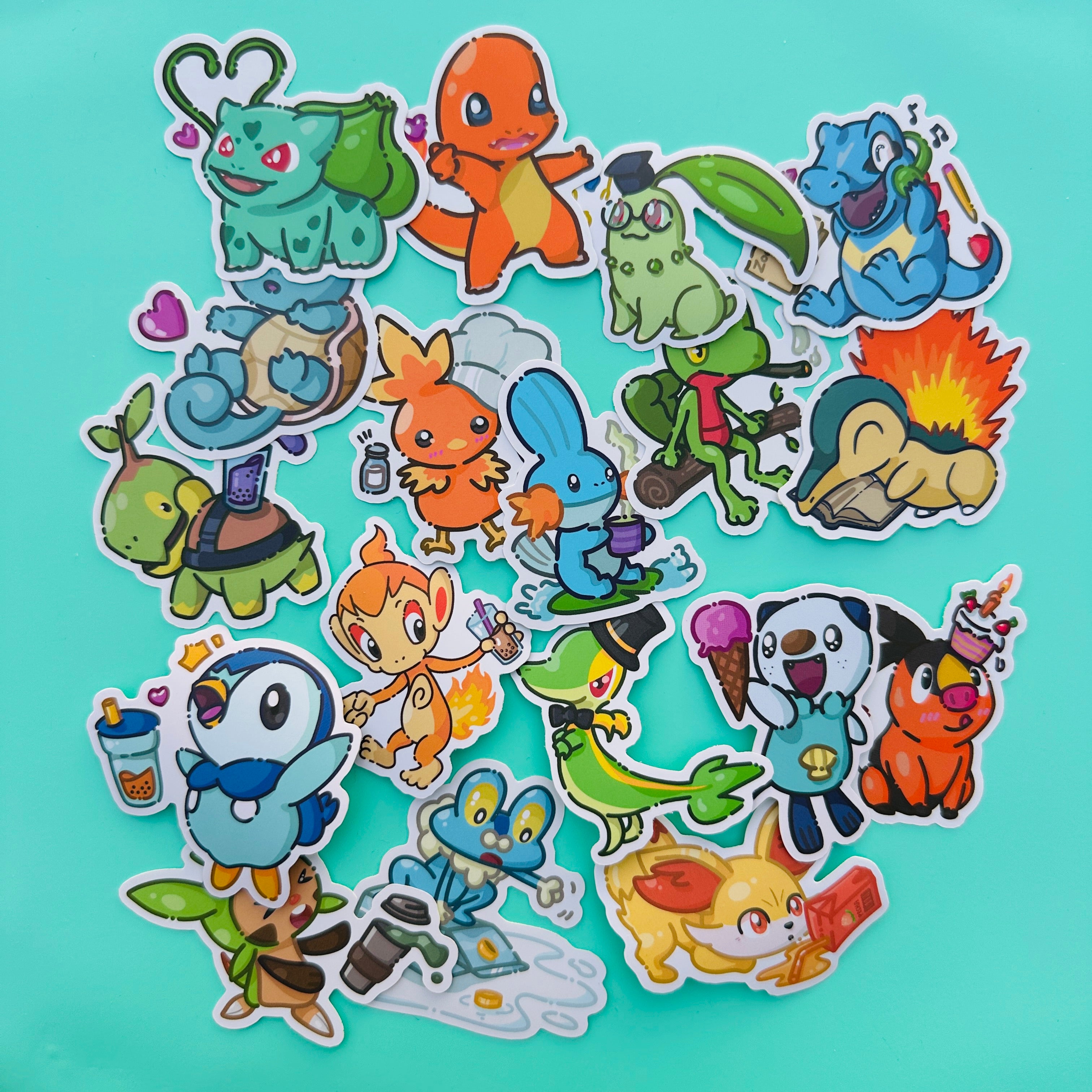 Pocket Friend Starter Stickers (Pack) – Sticker Zoo Designs