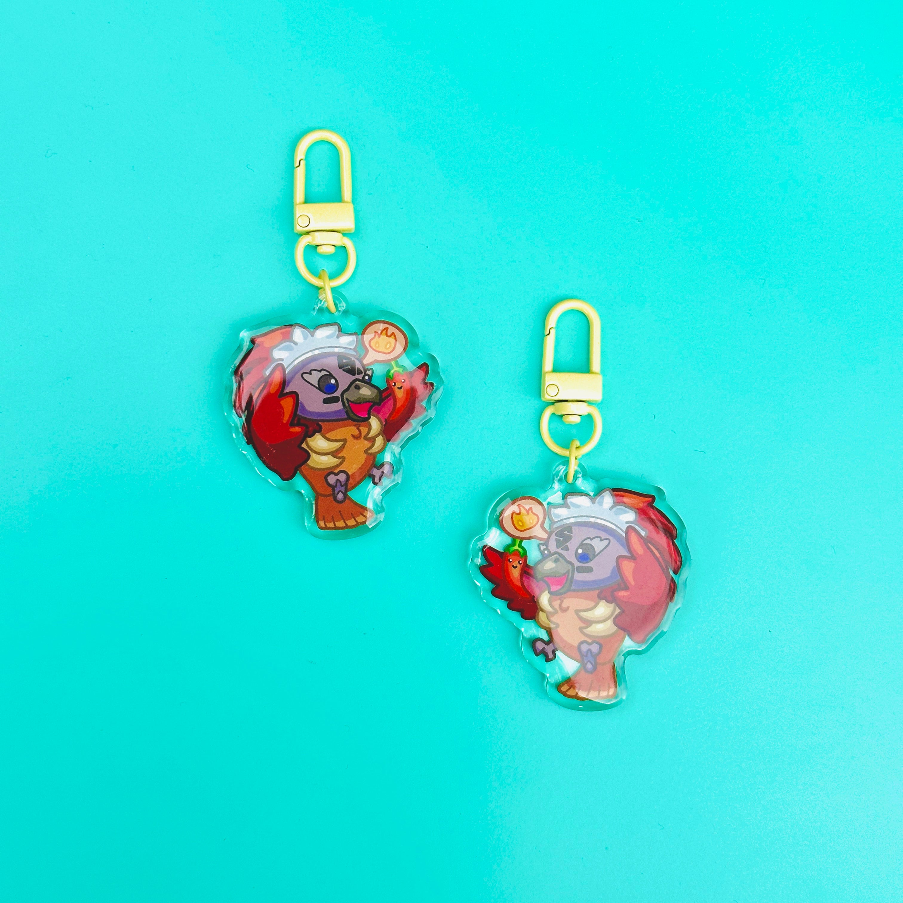 Estie Keychain inspired by Eagle of Freedom – Sticker Zoo Designs